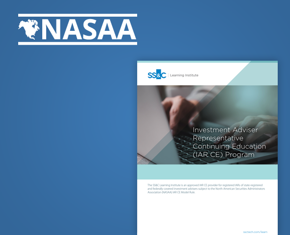 NASAA IAR CE Products and Practices Requirement – SS&C Learning Institute